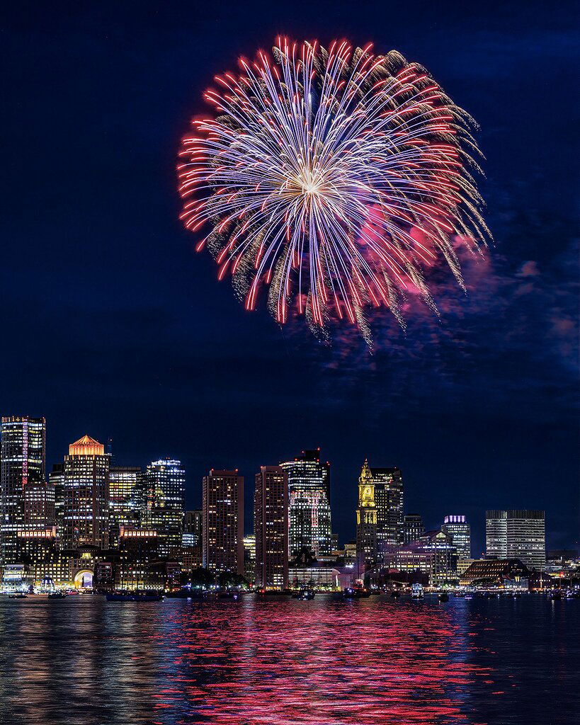 Fireworks over Boston Harbor - Weekly Challenge - Nature Photographers ...