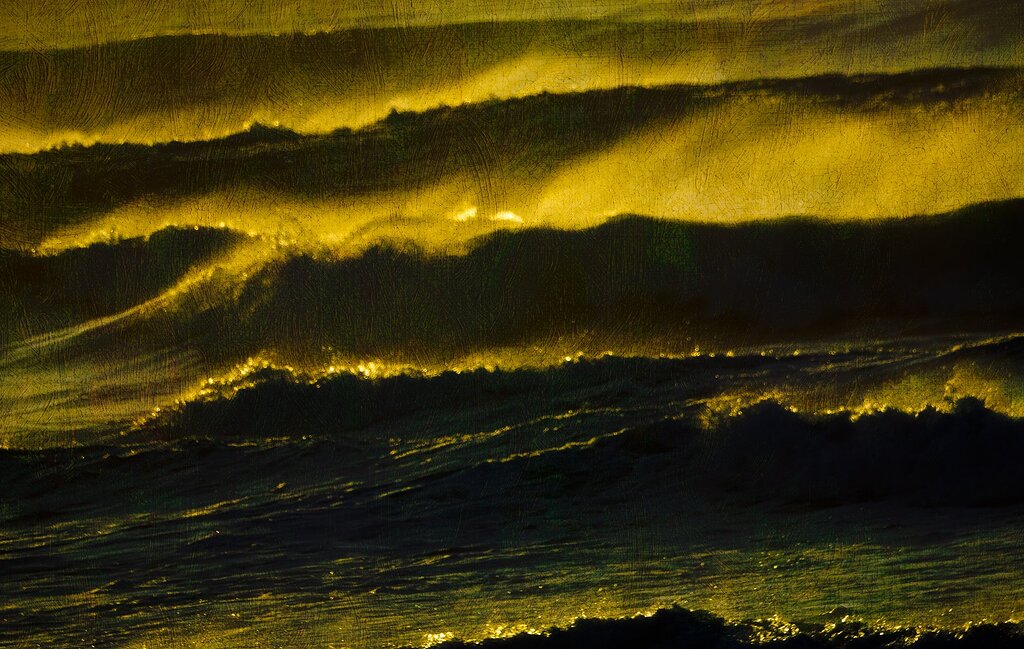 Two Elements - Waves On Fire - Image Critiques - Nature Photographers ...