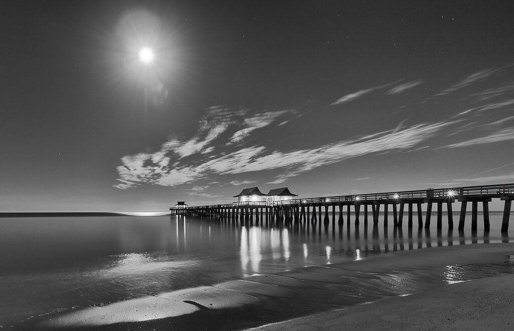 Moonlit Pier - Everything Else Critiques - Nature Photographers Network
