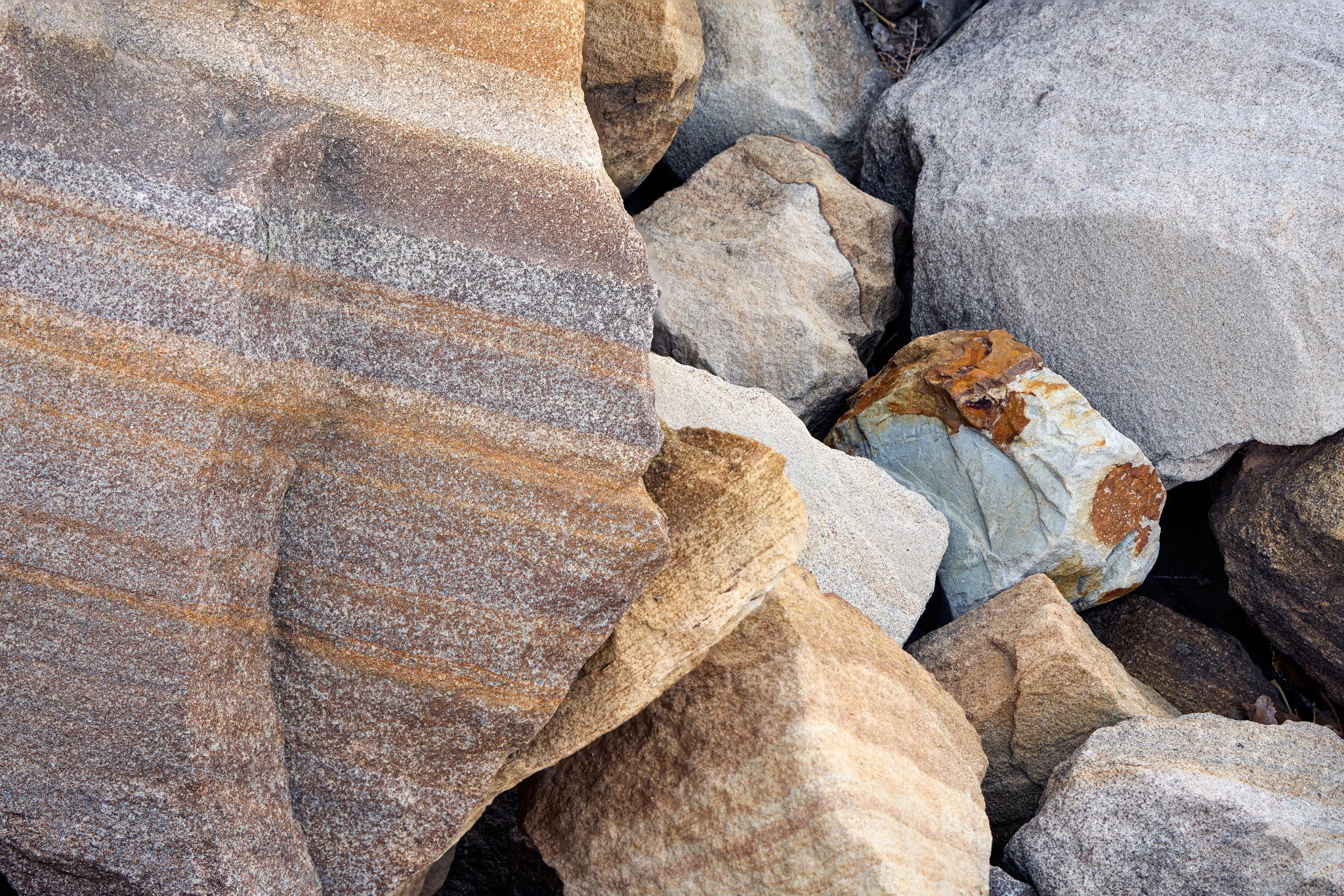 Riverside Rocks - Abstract Nature Critiques - Nature Photographers Network