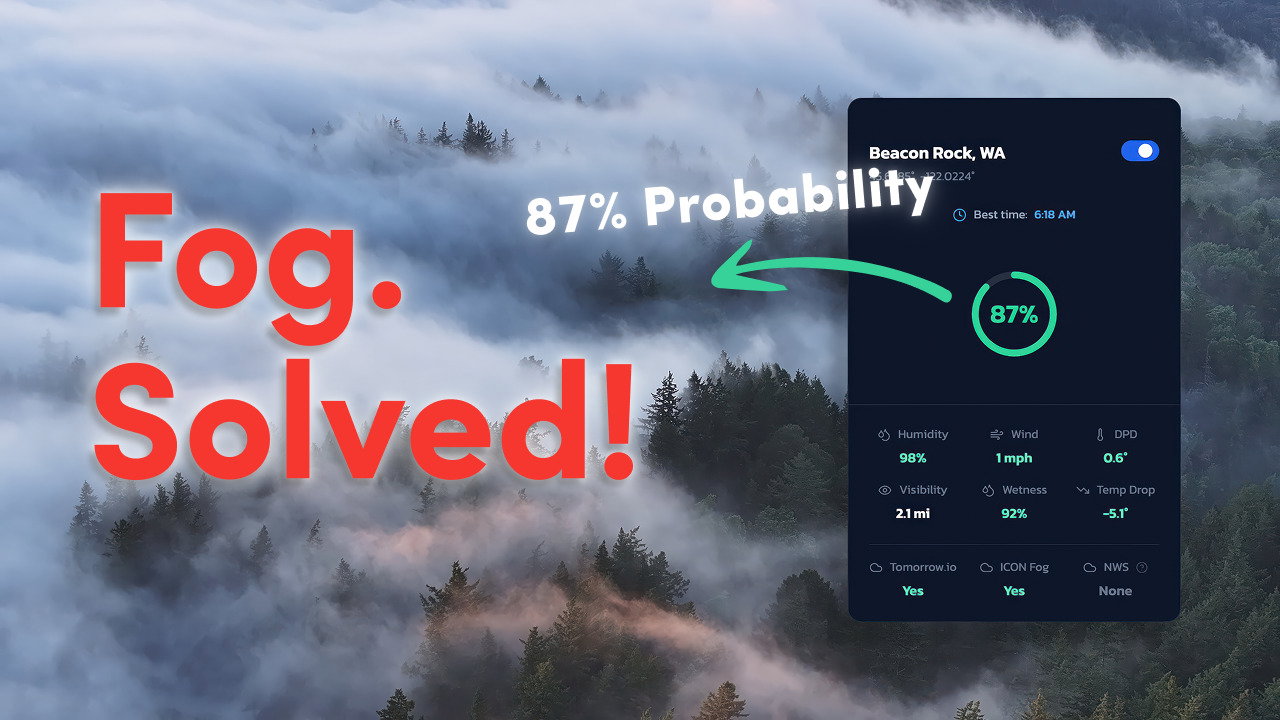 Fog App for Nature Photographers - Resources - Nature Photographers Network
